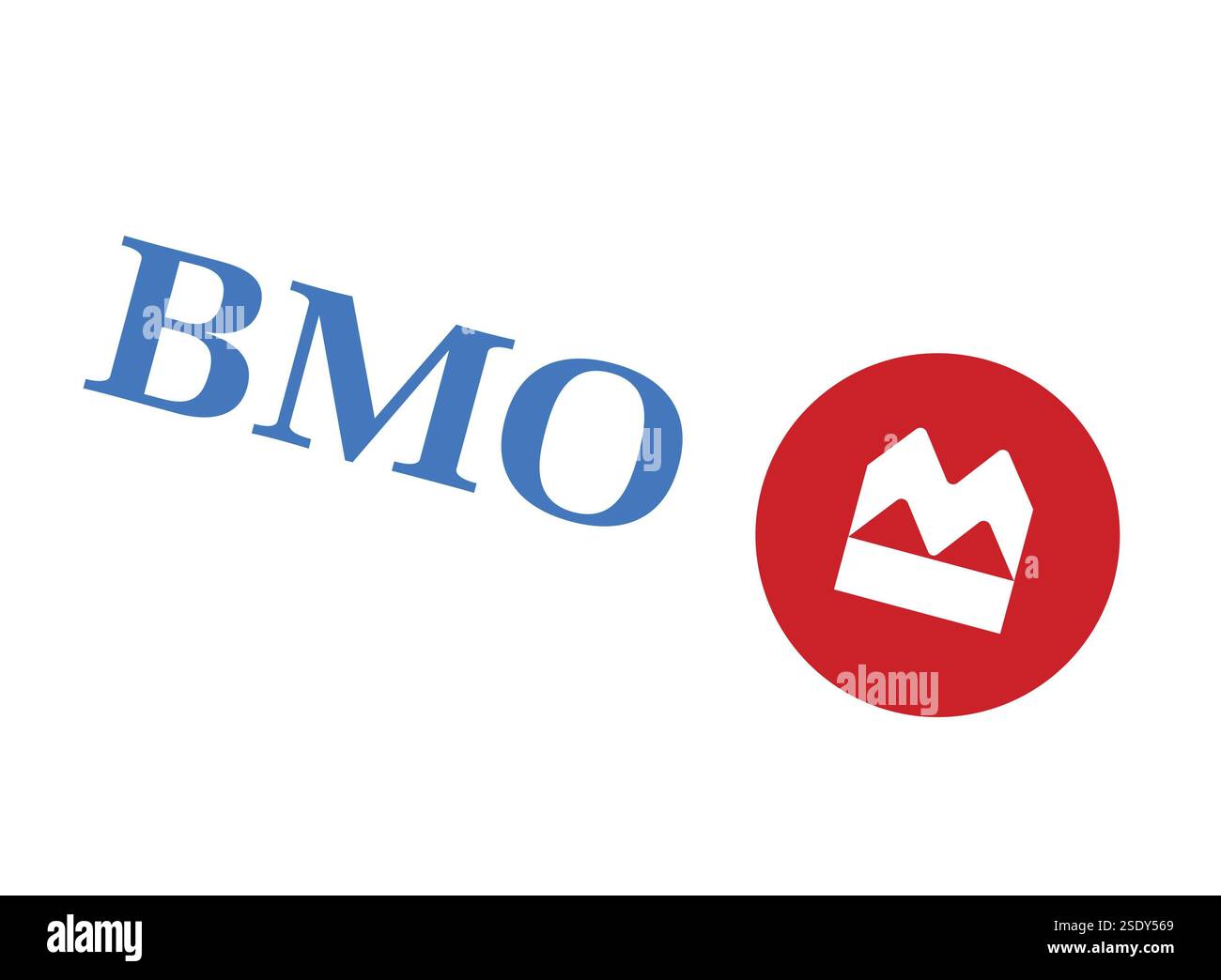 Rotated to right, BMO US Logo, Finance, Logo Stock Photo - Alamy