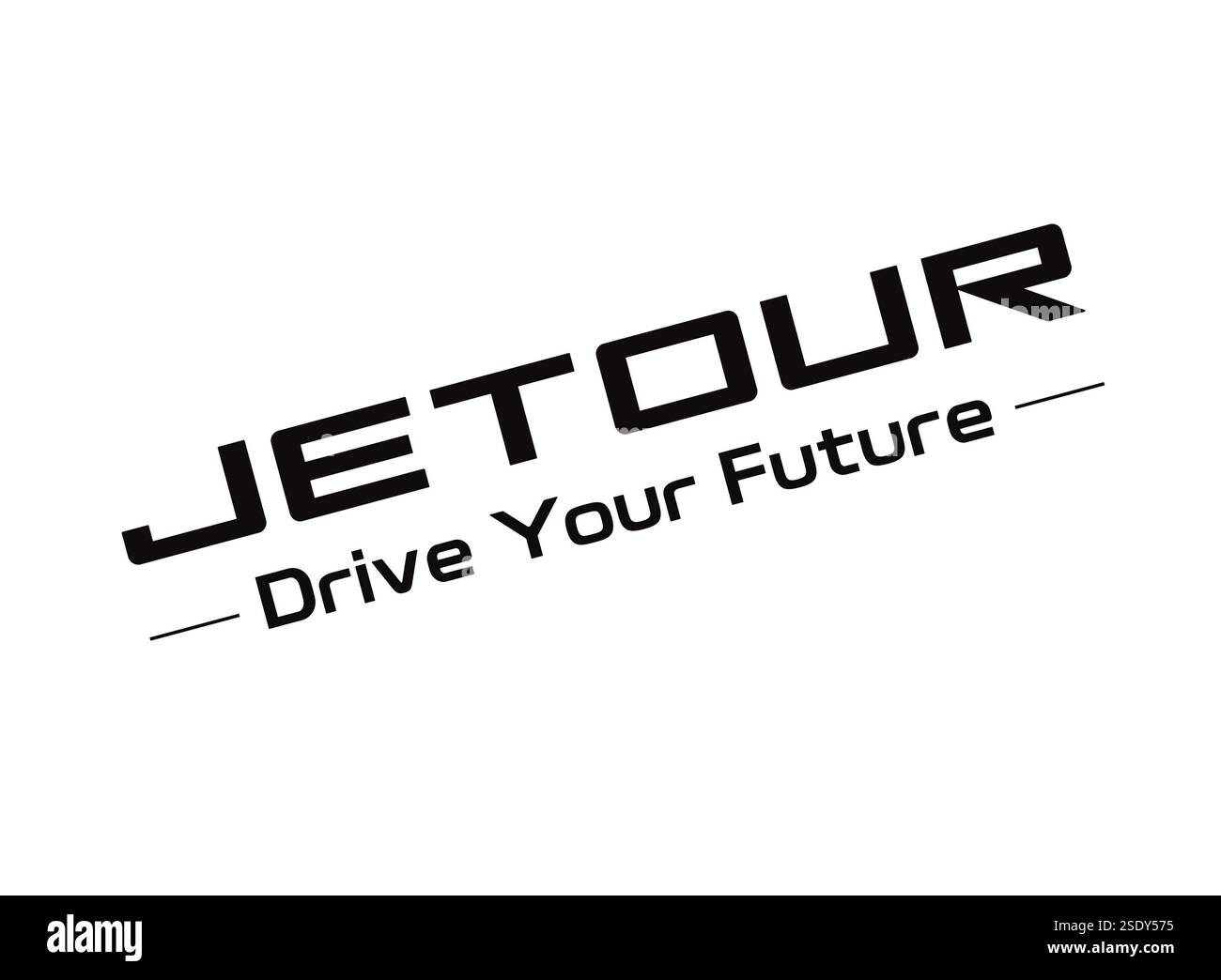 Turned to the left, Jetour logo, car, logo Stock Photo - Alamy