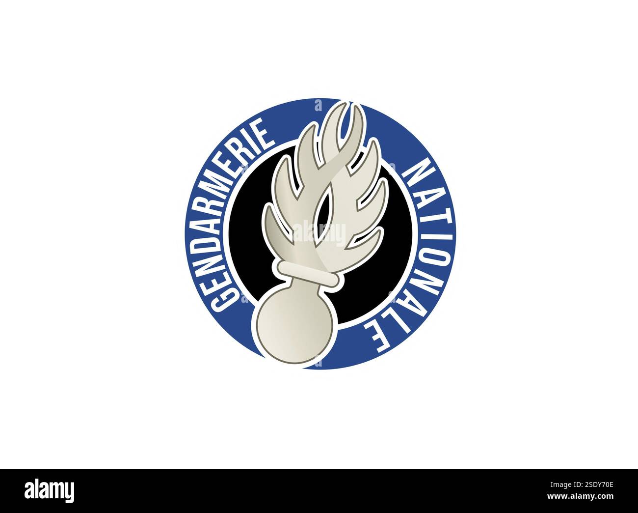 Rotated to right, Gendarmerie Emblem, Organization, Logo Stock Photo ...