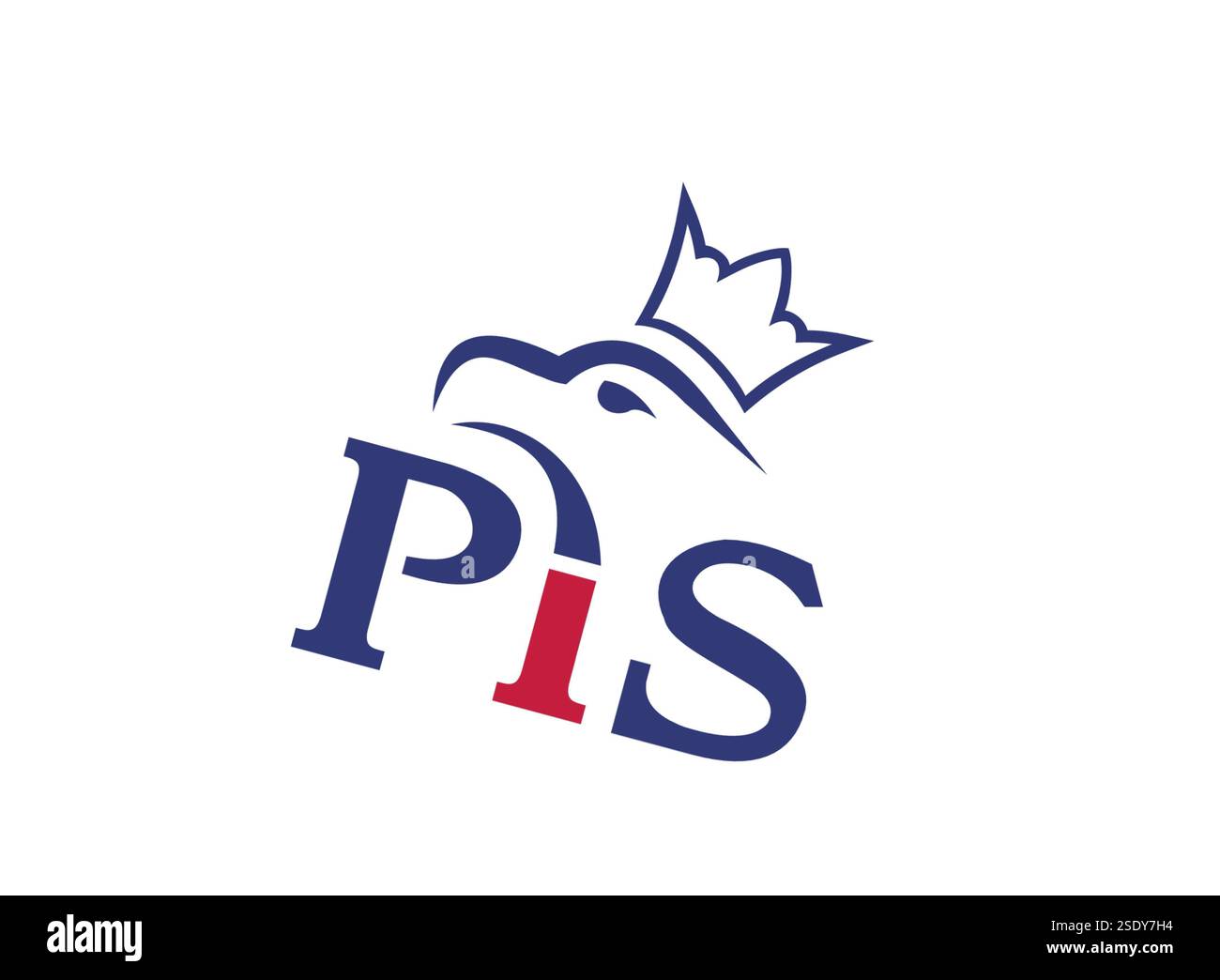 Rotated to right, Prawo i Sprawiedliwosc Logo, Organization, Logo Stock Photo - Alamy