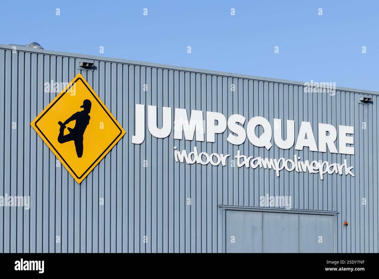 Jumpsquare indoor trampoline park. Nieuwegein Utrecht, the Netherlands Stock Photo - Alamy