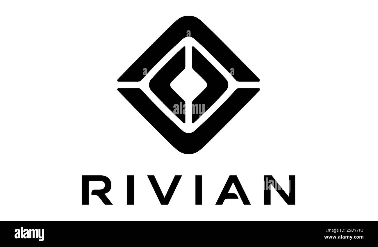 Rivian Logo, Logo Stock Photo - Alamy