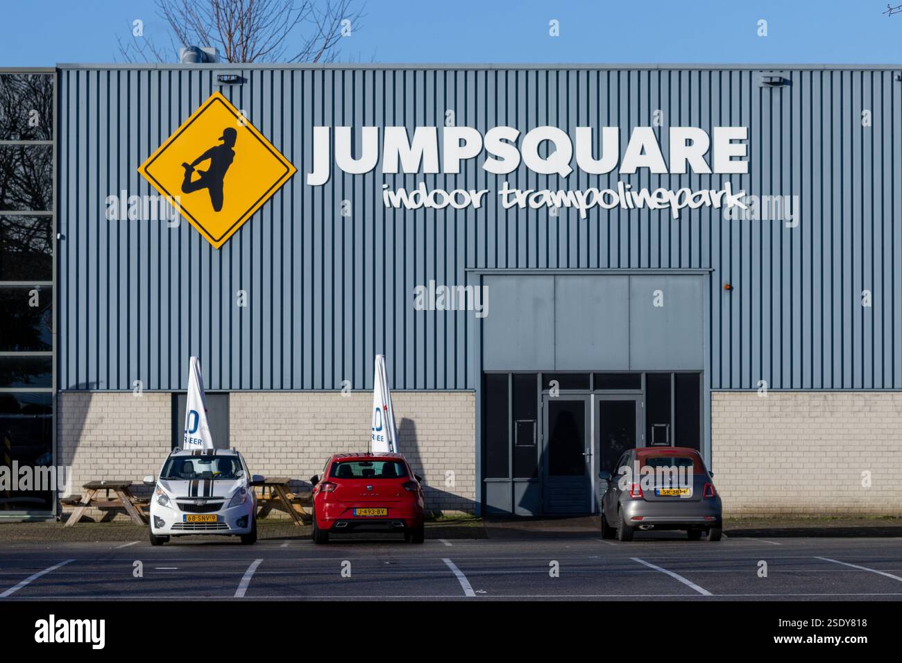 Jumpsquare indoor trampoline park. Nieuwegein Utrecht, the Netherlands ...