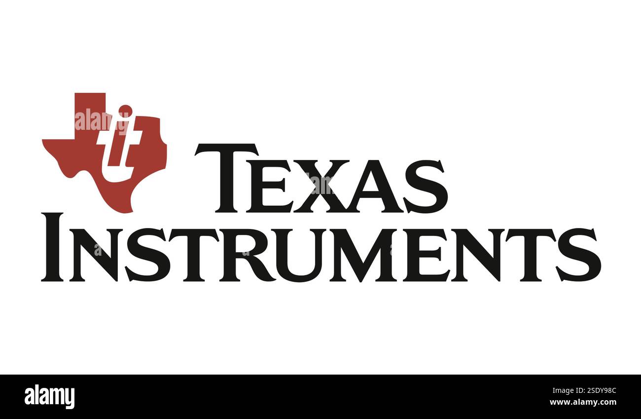 Texas Instruments logo, Electronics, Logo Stock Photo - Alamy