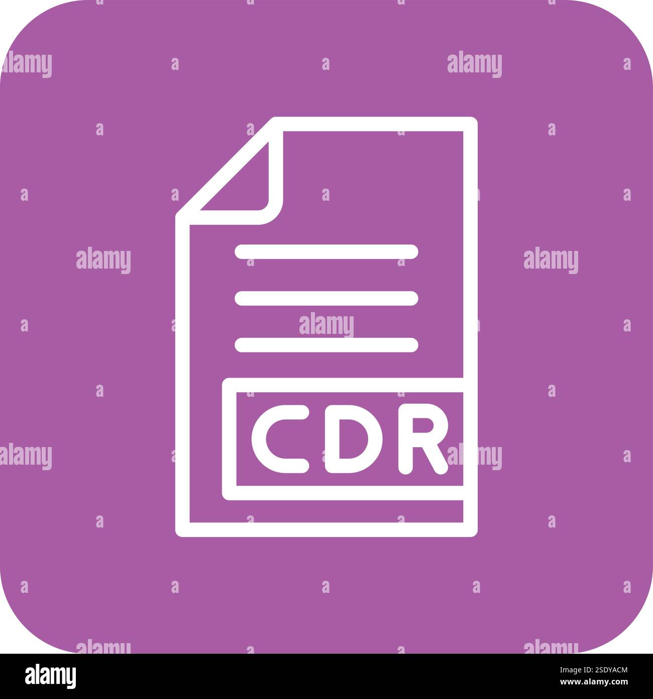 Cdr logo design Stock Vector Images - Alamy