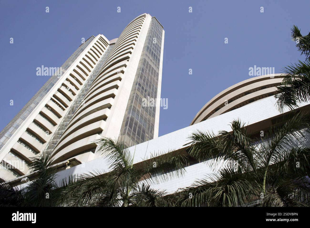 Bombay Stock Exchange building, Bombay Mumbai, Maharashtra, India, Asia ...
