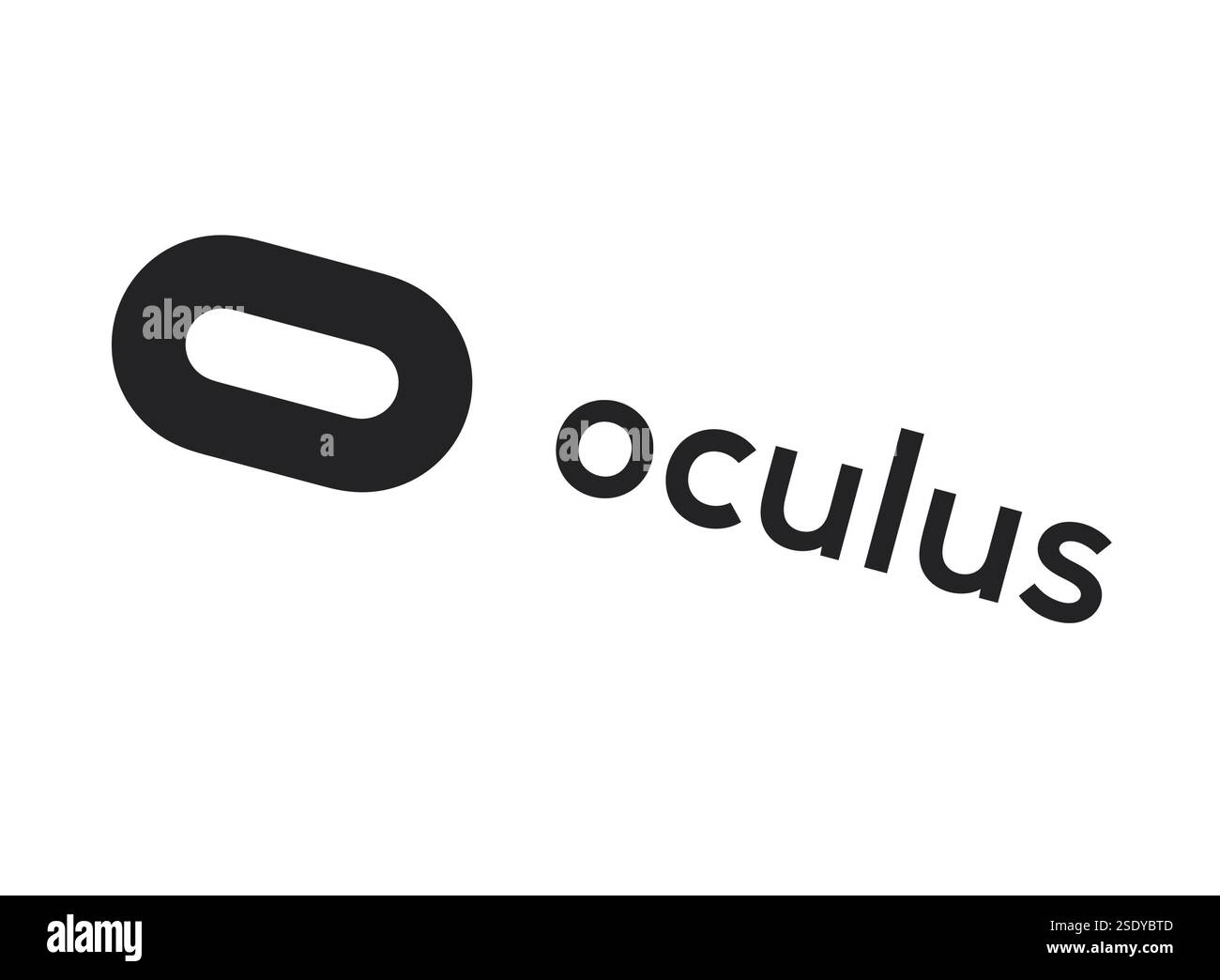 Rotated to right, Oculus logo, Other companies, Logo Stock Photo - Alamy