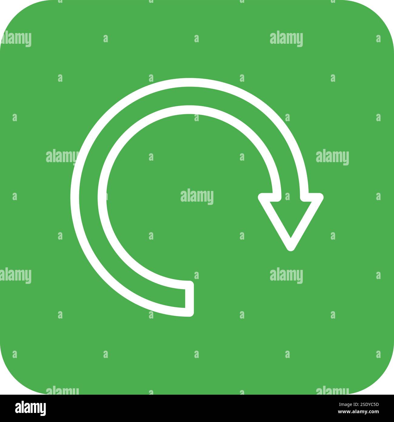 Circular arrow Vector Icon Design Illustration Stock Vector Image & Art ...