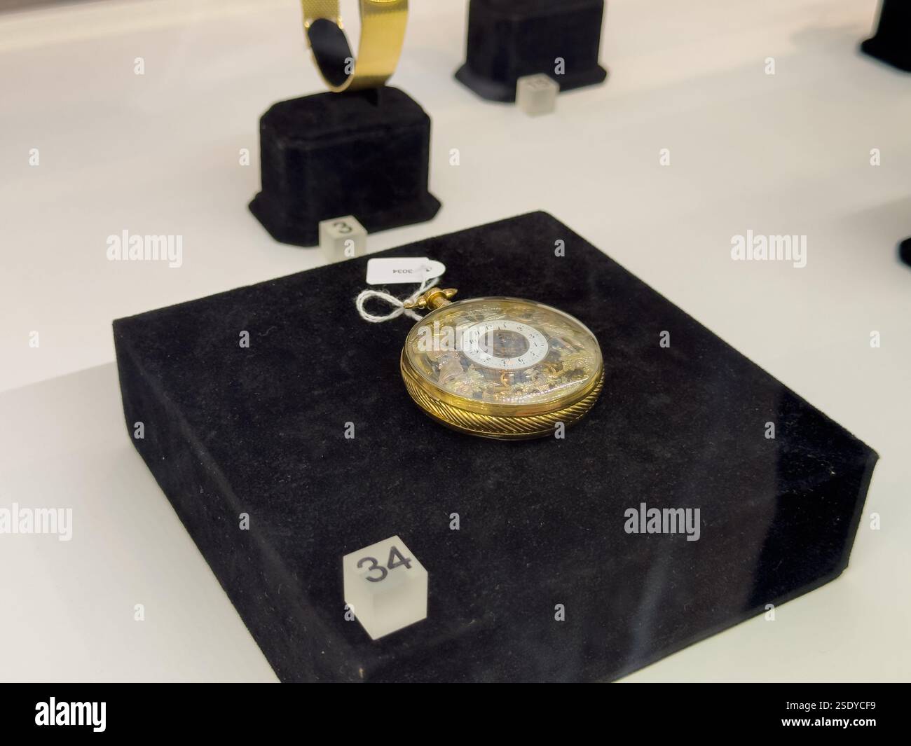 Intricate pocket watch displayed in a museum showcasing timeless ...