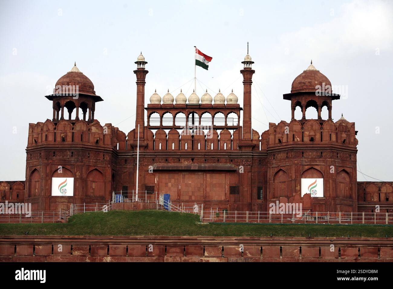 UNESCO World Heritage site famous Delhi fort known as Lal Qila or Red ...
