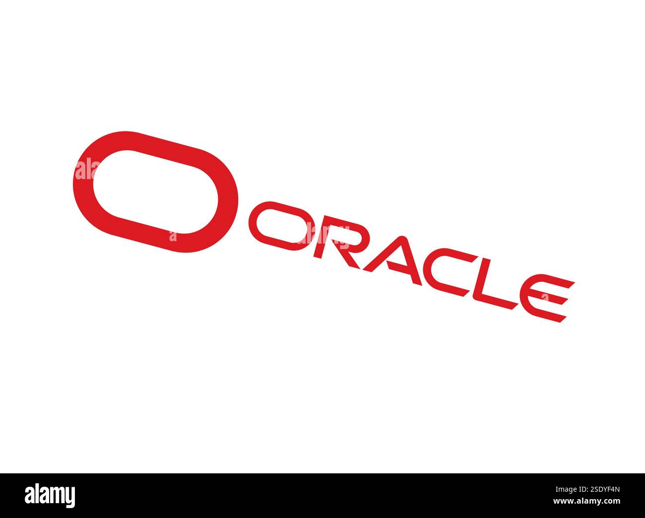 Rotated to right, Oracle Logo, Software, Logo Stock Photo - Alamy