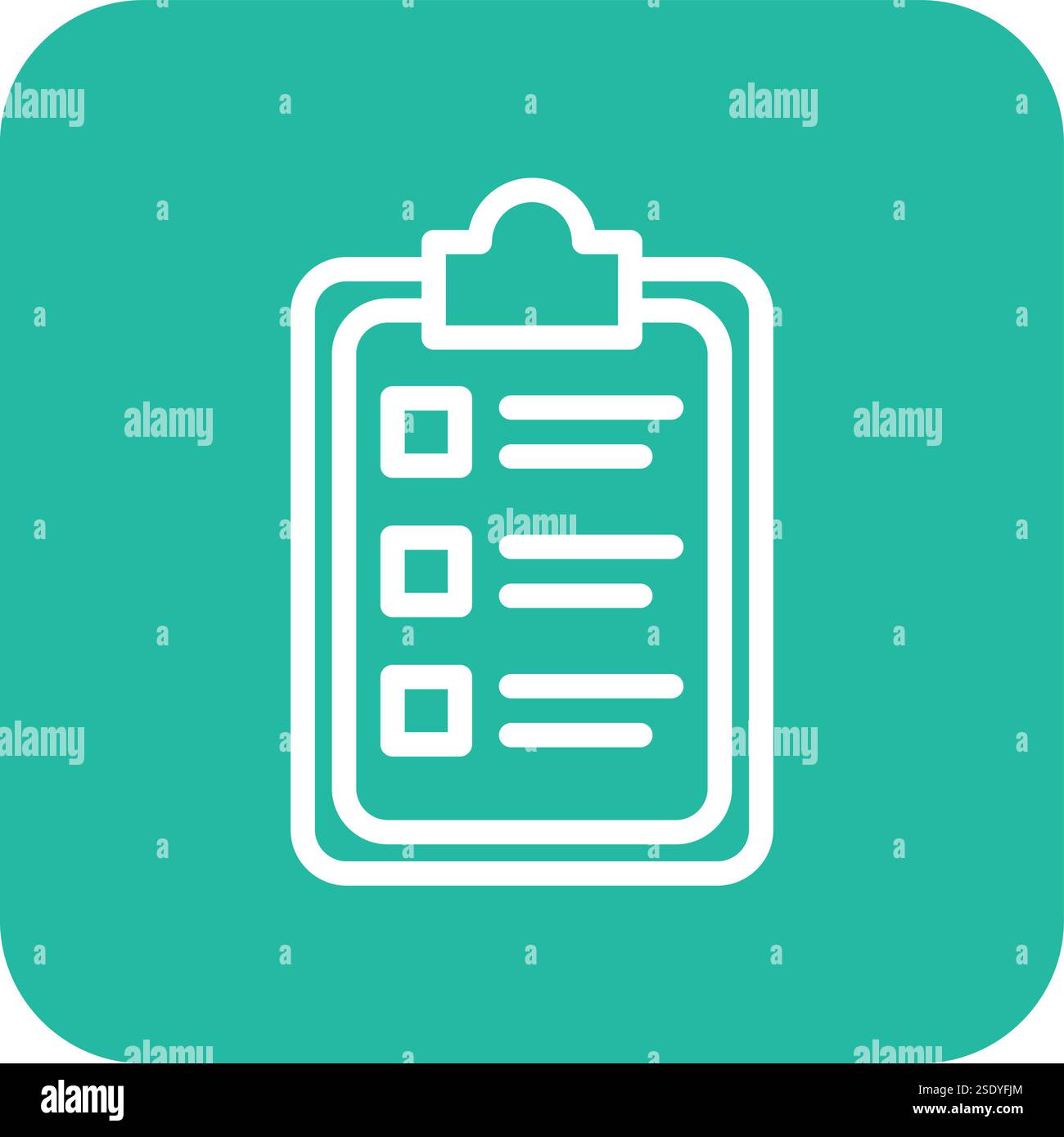 Clipboard Vector Icon Design Illustration Stock Vector Image & Art - Alamy
