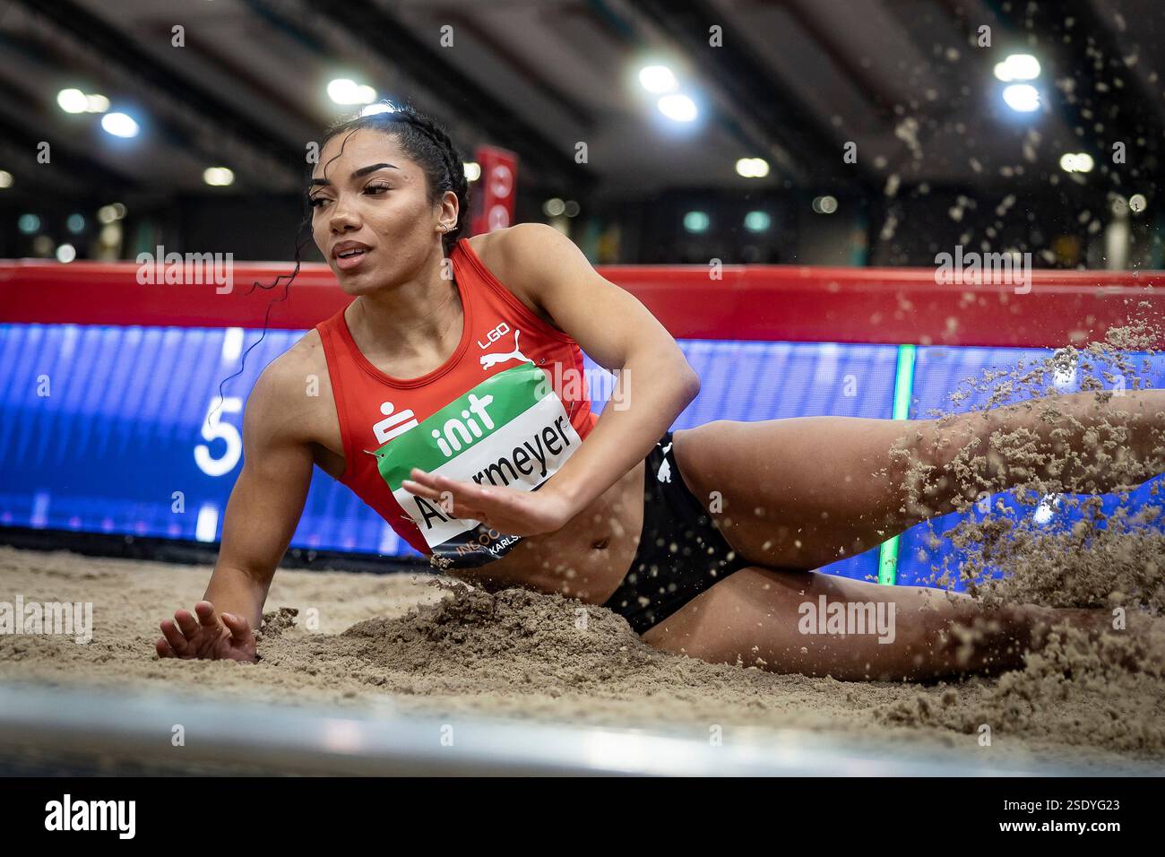 Karlsruhe, Deutschland. 07th Feb, 2025. Attermeyer, Samira (GER); init ...