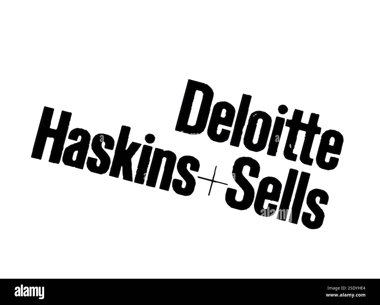 Rotated to right, Deloitte Logo 1972, Finance, Old Logo from 1972 Stock ...