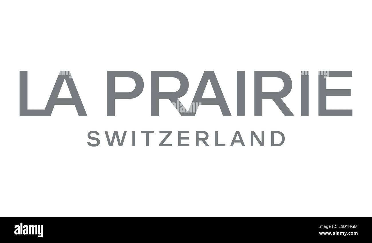 La Prairi Logo, Cosmetics, Logo Stock Photo - Alamy