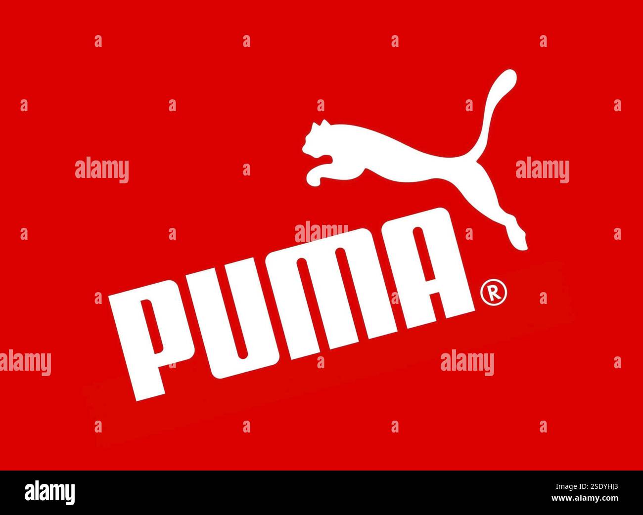 Rotated to left, Color PUMA Logo, fashion accessories, Logo Stock Photo ...
