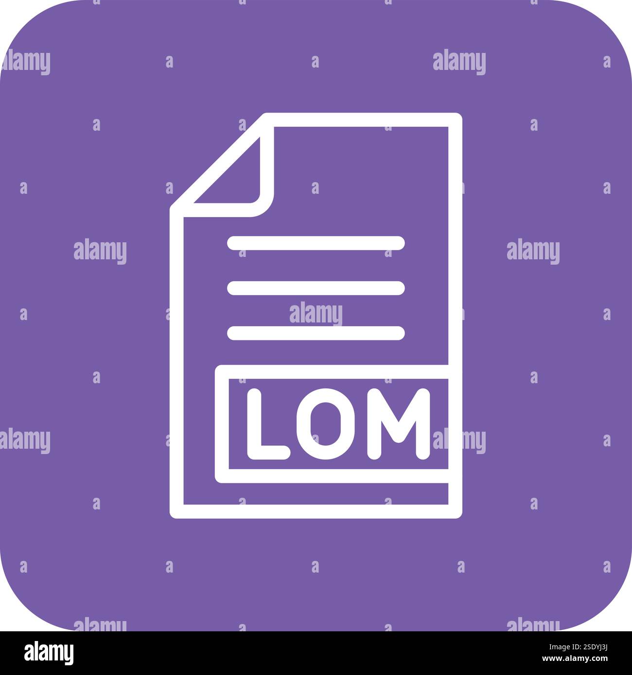 Lom logo design Stock Vector Images - Alamy
