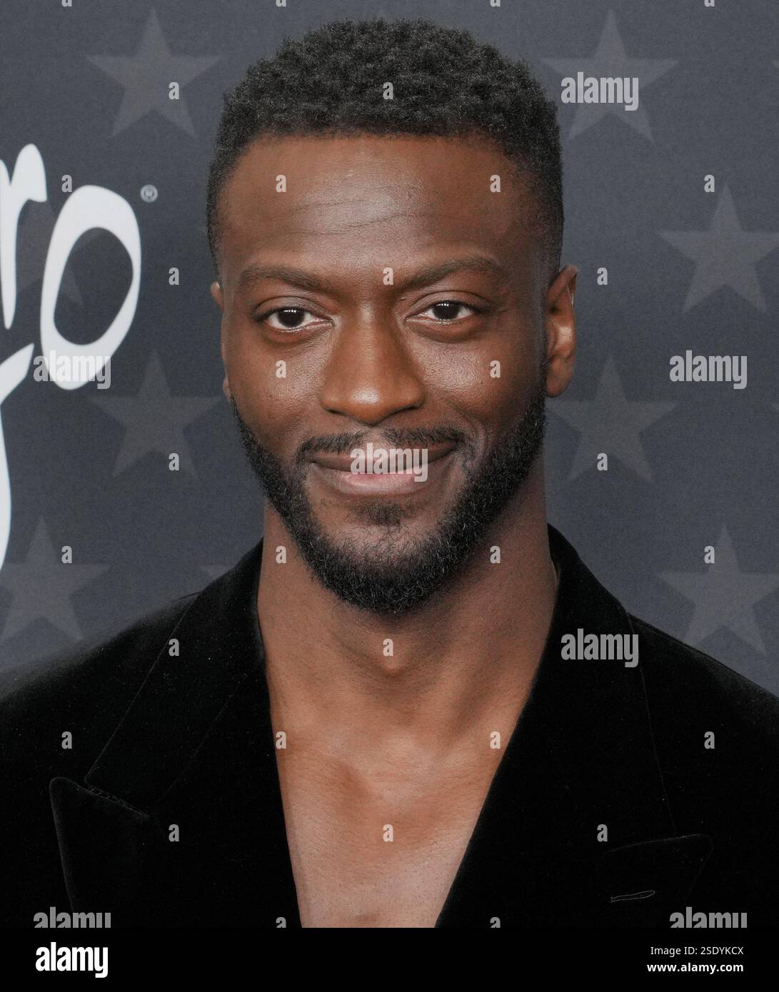 Aldis Hodge arrives at the 30th Annual Critics Choice Awards held at ...