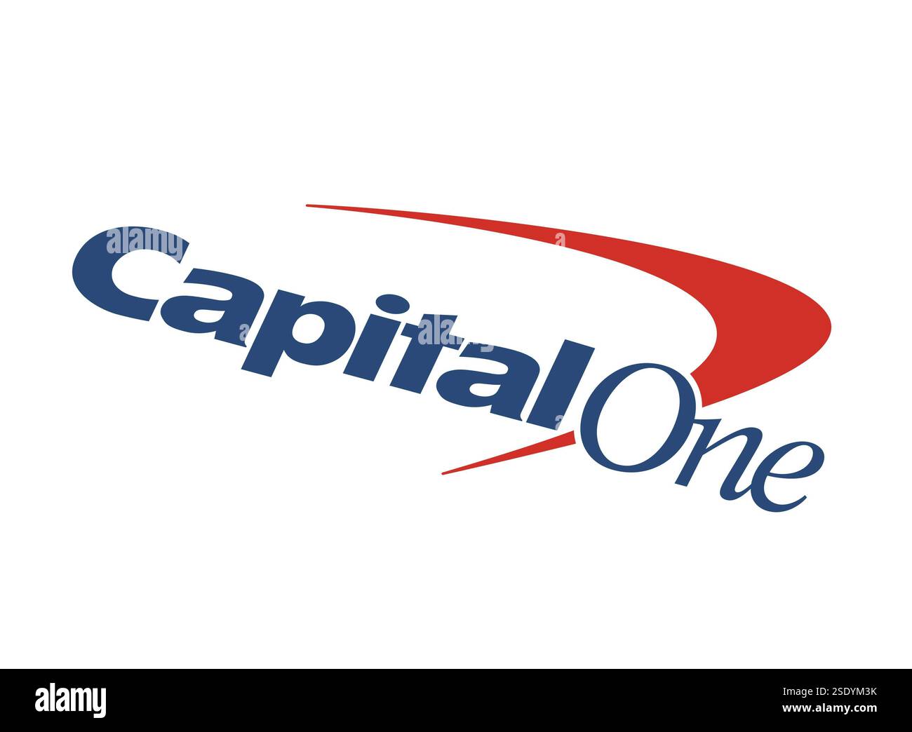 Rotated to right, Capital One credit card Logo, Logo Stock Photo - Alamy