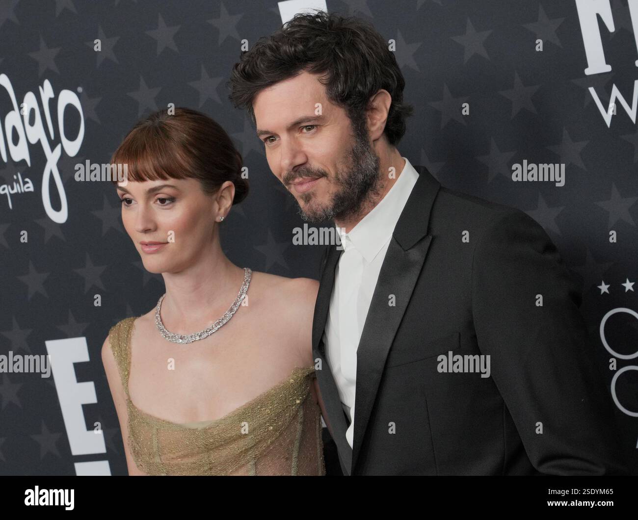 (L-R) Leighton Meester and Adam Brody at the 30th Annual Critics Choice ...