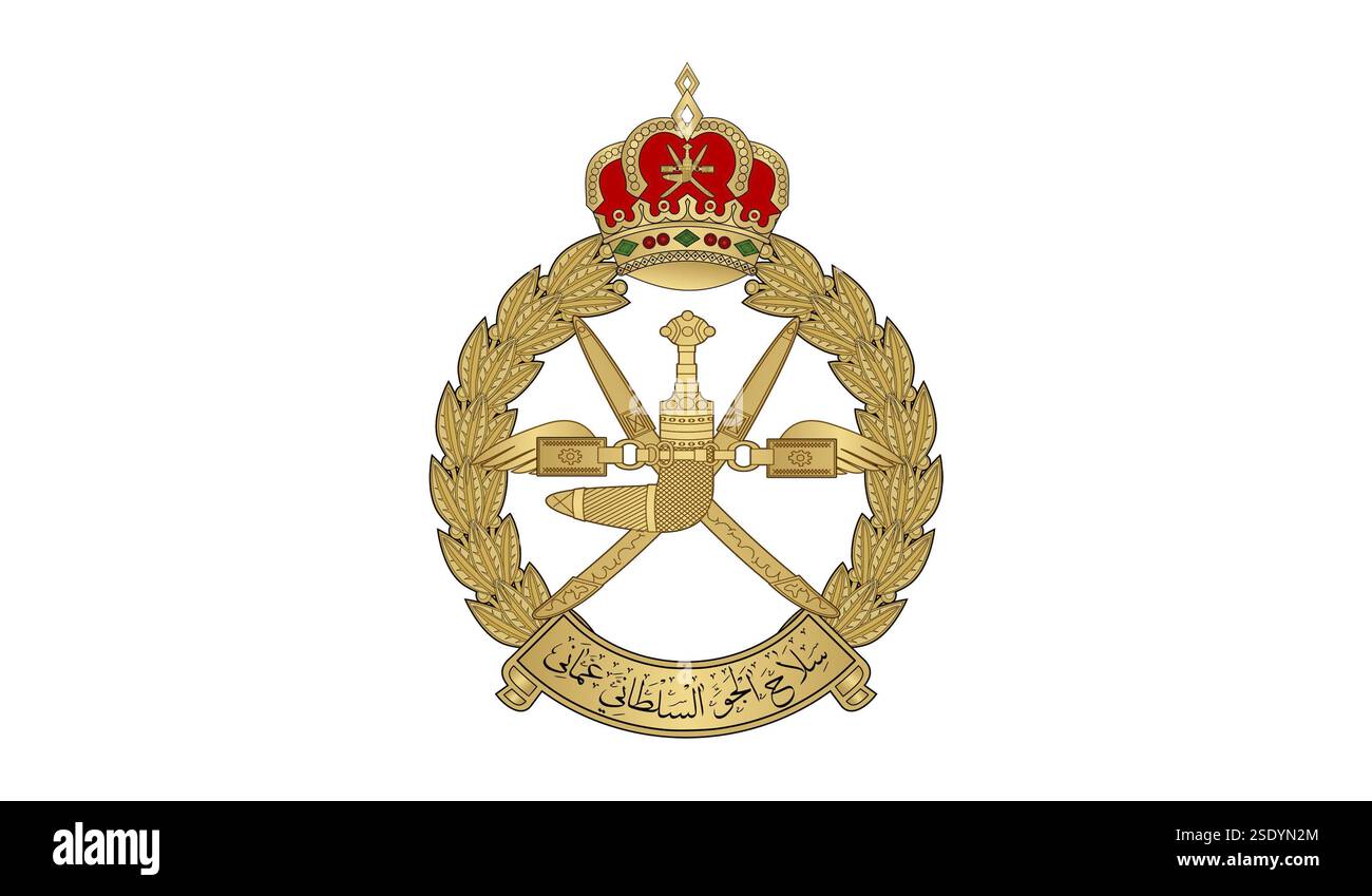 Royal Air Force of Oman Logo, Logo Stock Photo - Alamy
