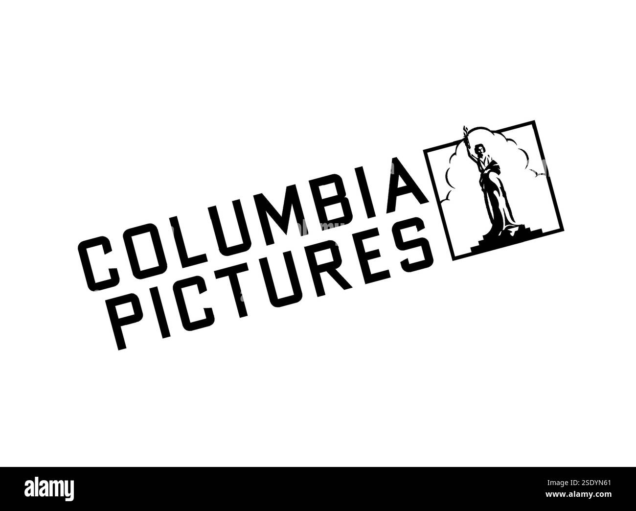 Rotated to left, Columbia Pictures logo, Media & TV, Logo Stock Photo - Alamy