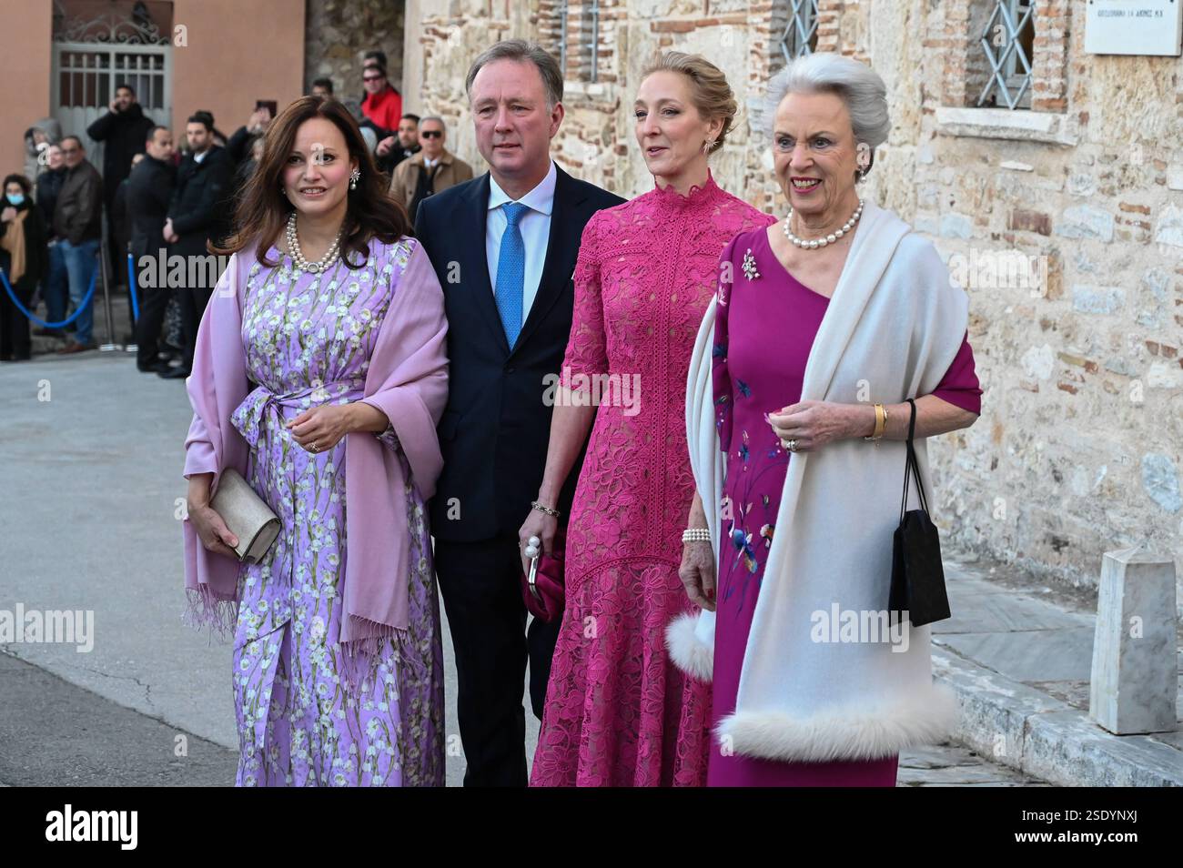 Royal wedding of Prince Nikolaos of Greece and Chrysi Vardinogianni in ...