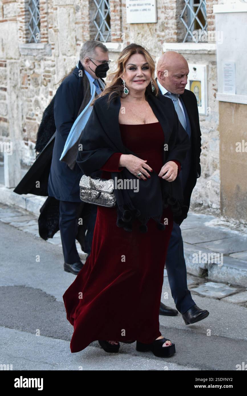 Royal wedding of Prince Nikolaos of Greece and Chrysi Vardinogianni in ...