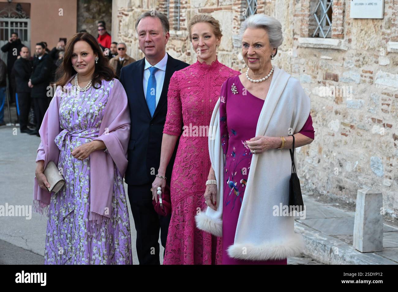 Royal wedding of Prince Nikolaos of Greece and Chrysi Vardinogianni in ...