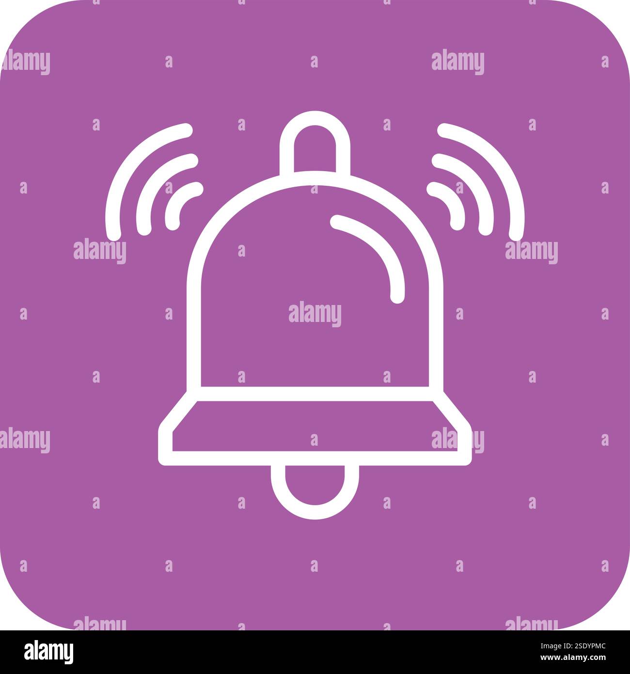 Minimal notification bell icon Cut Out Stock Images & Pictures - Alamy