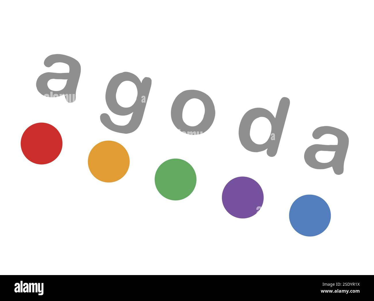 Rotated to right, Agoda Logo, Other companies, Logo Stock Photo - Alamy