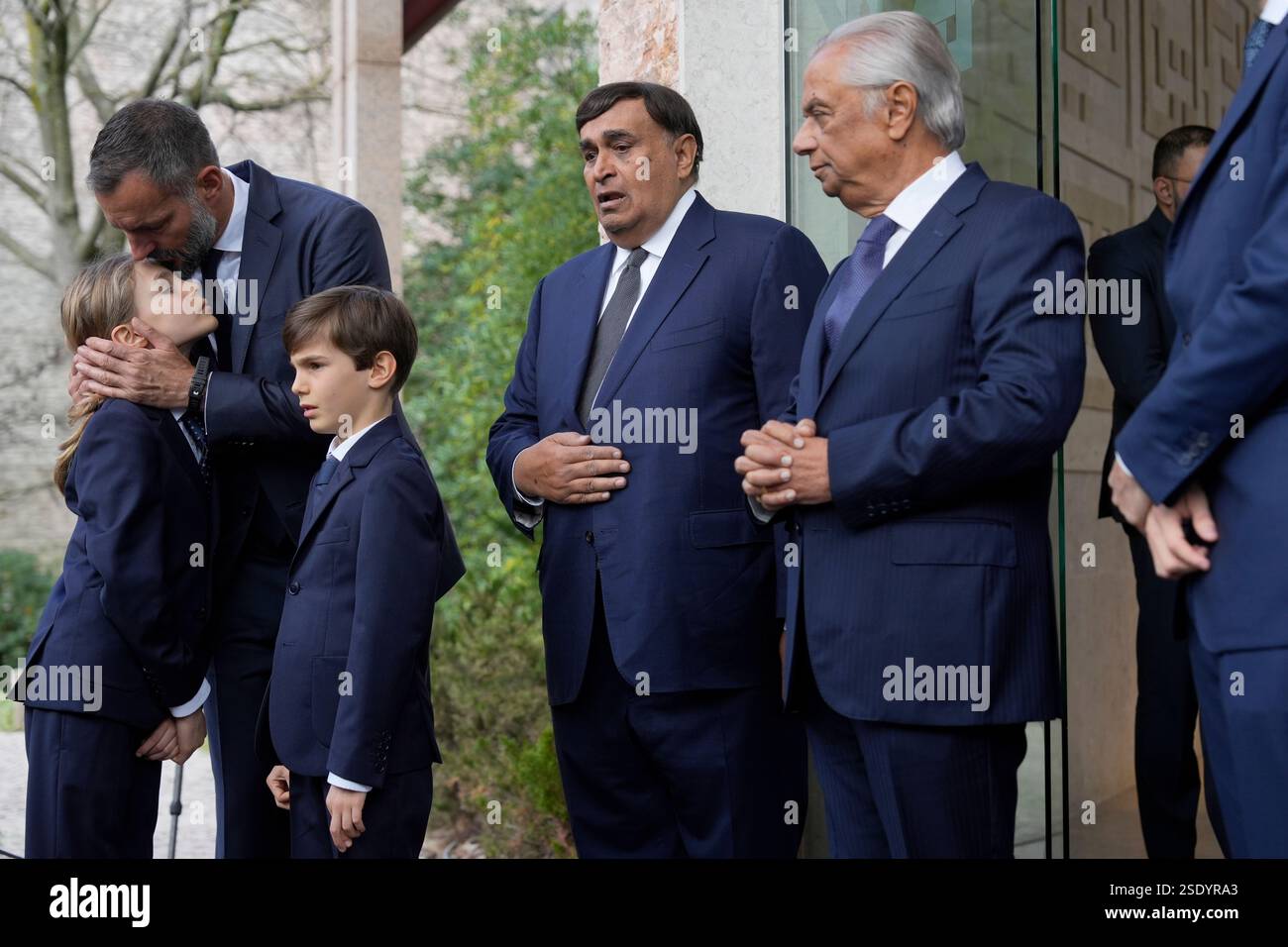 Prince Rahim Al-Hussaini, left, who was named Wednesday as the new Aga ...