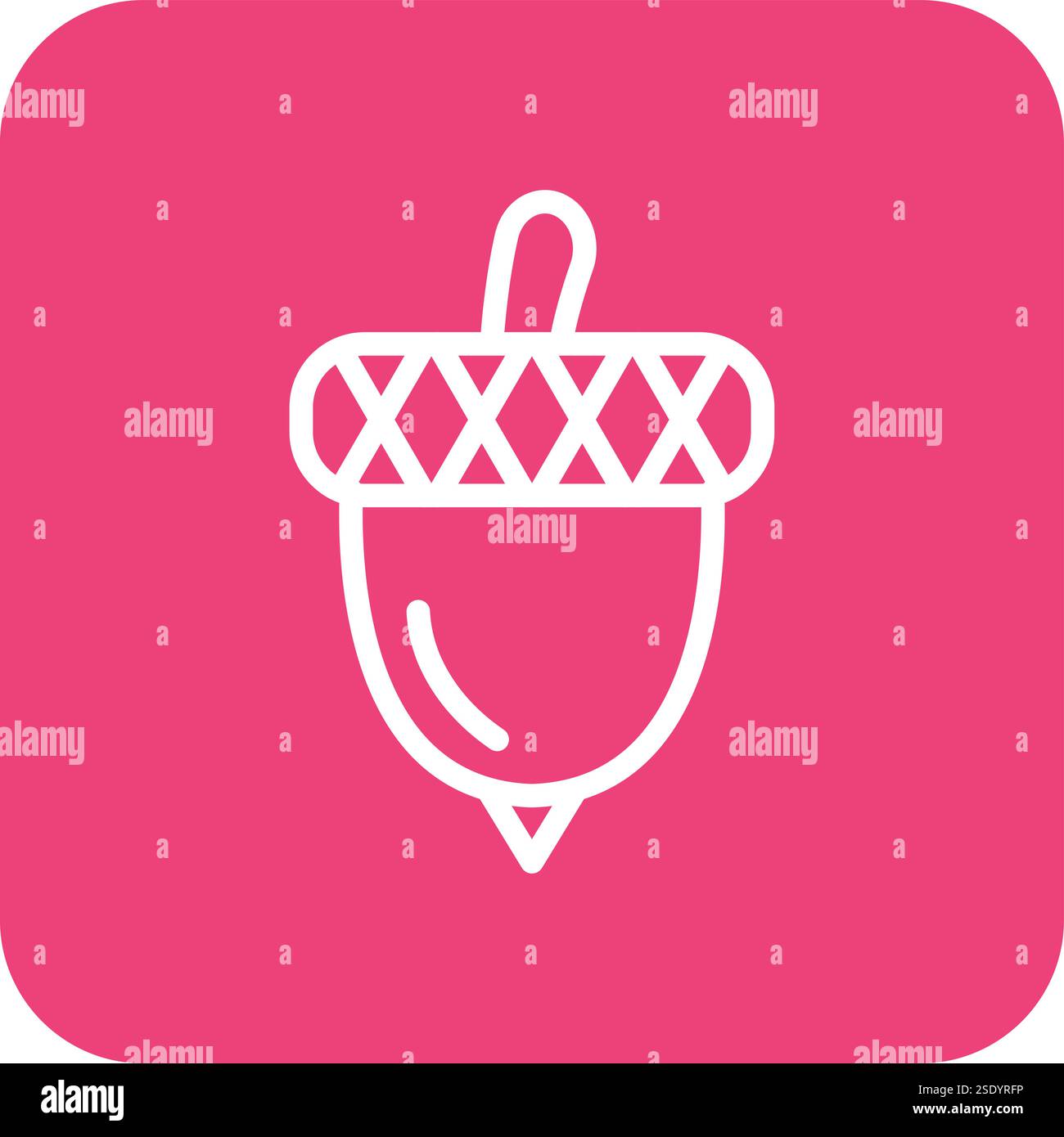 Acorn vector icon flat Cut Out Stock Images & Pictures - Alamy