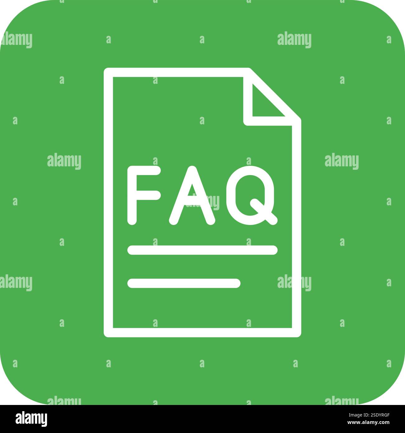 Faq help flat design Stock Vector Images - Alamy