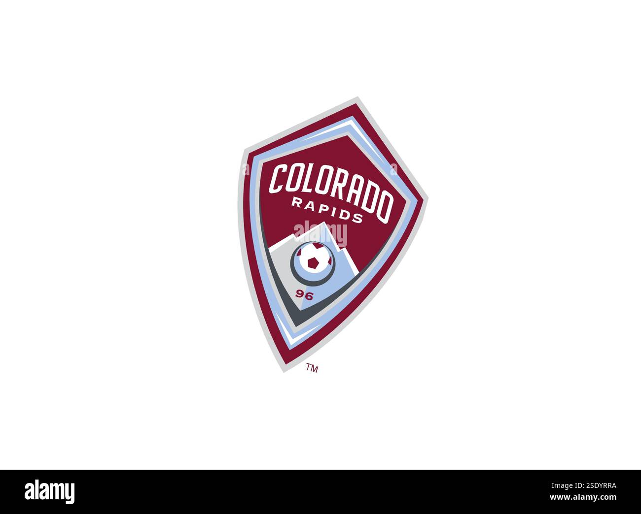 Rotated to right, Logo Colorado Rapids, Logo Stock Photo - Alamy