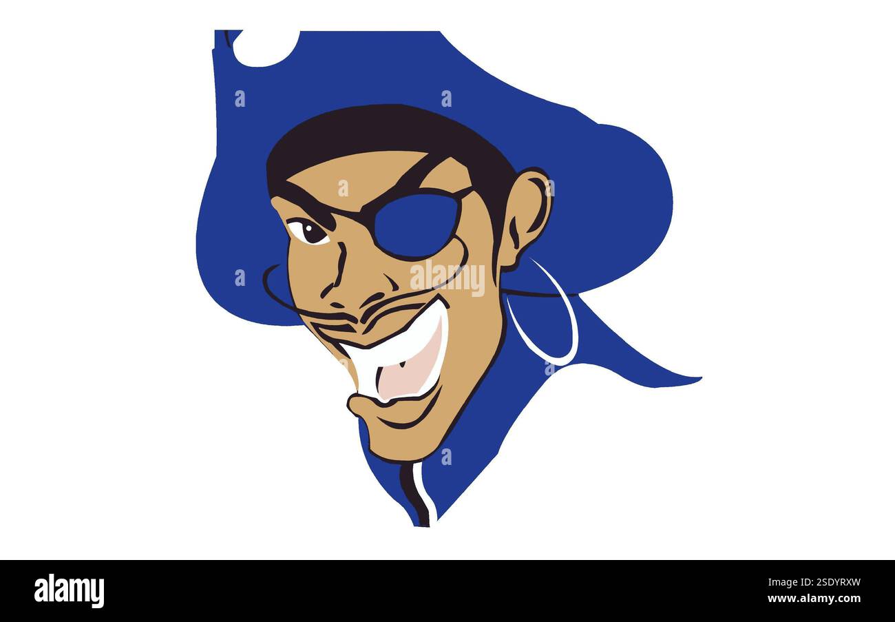 Hampton Pirates Logo 1997, American colleges ncaa, Old Logo from 1997 ...