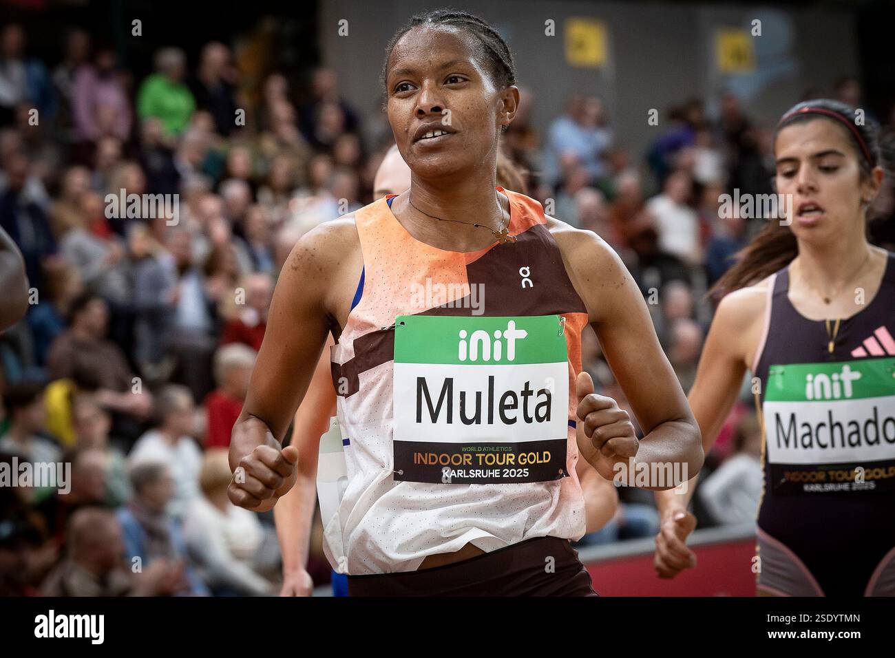 Karlsruhe, Deutschland. 07th Feb, 2025. Muleta, Lomi (ETH); init Indoor ...