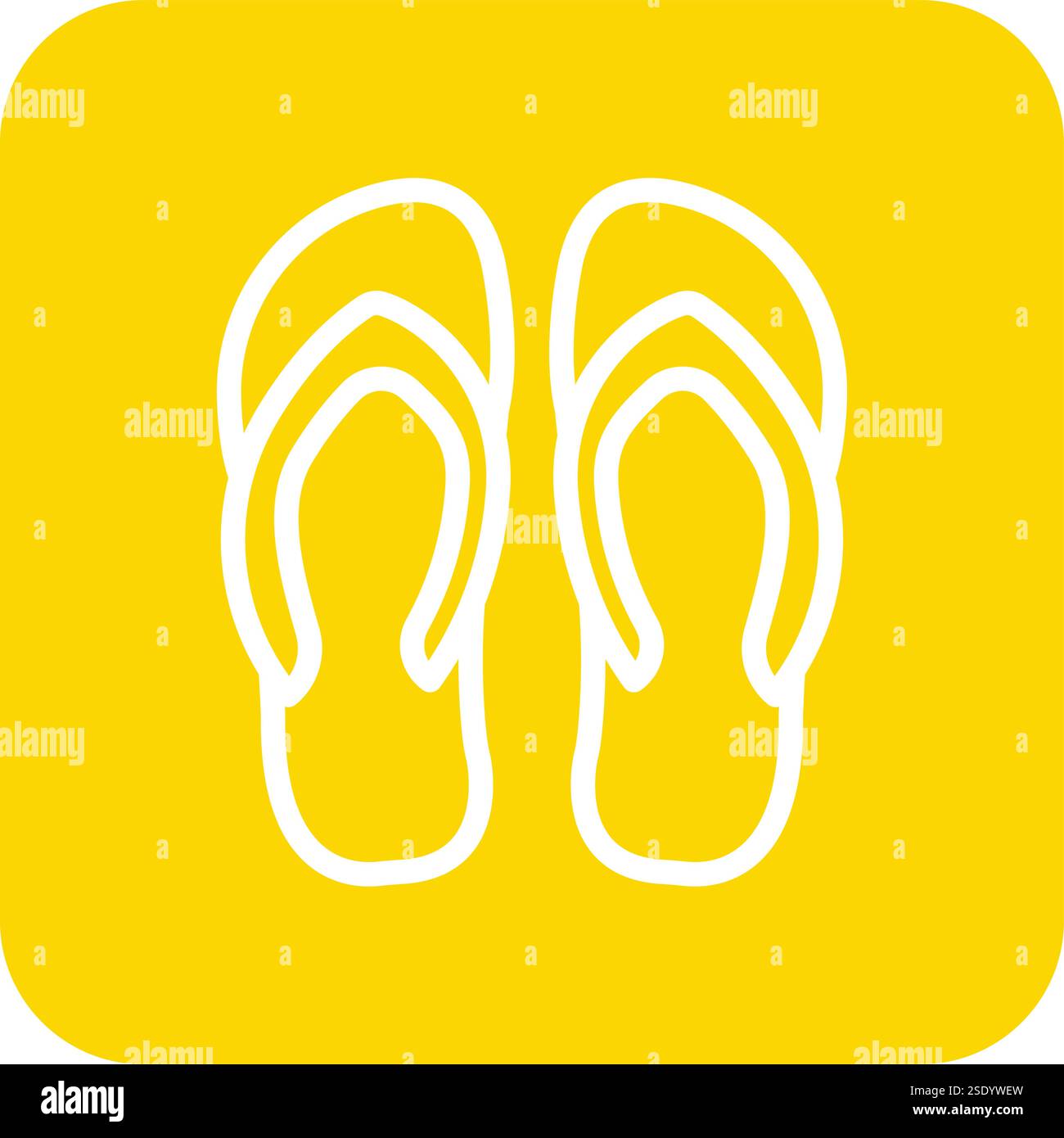 Flip flops icon monochrome Stock Vector Images - Alamy