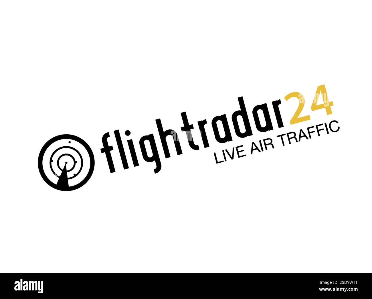 Turned to the left, Flightradar24 Logo, Internet, Logo Stock Photo - Alamy