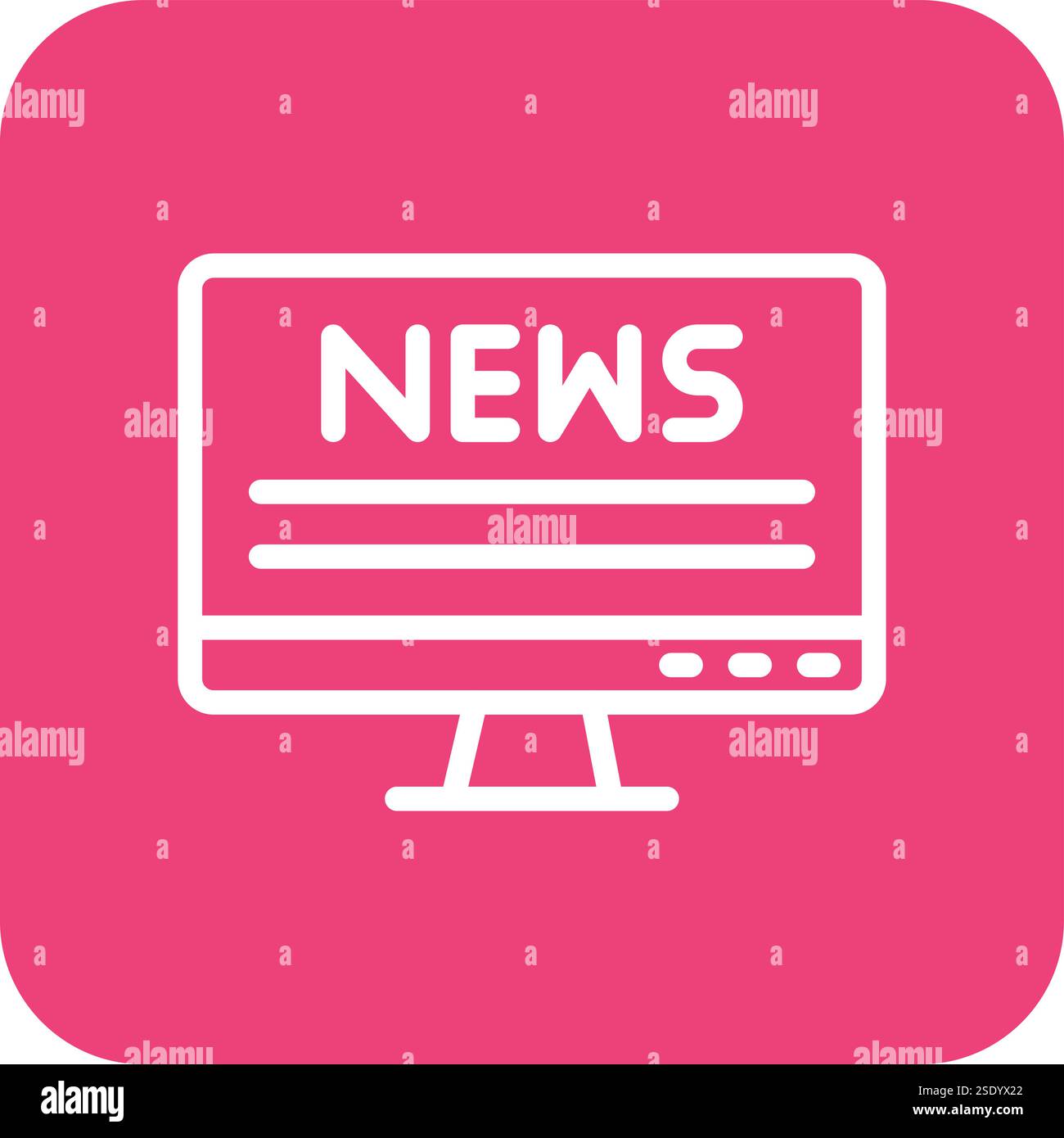 News Vector Icon Design Illustration Stock Vector Image & Art - Alamy