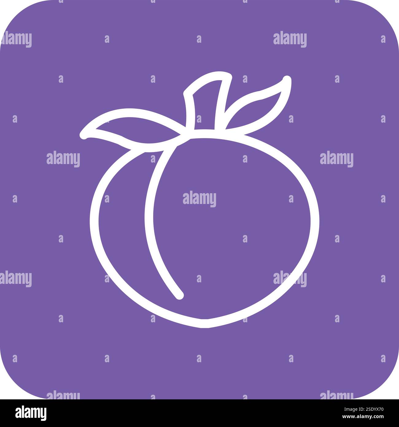 Peach iconography Cut Out Stock Images & Pictures - Alamy