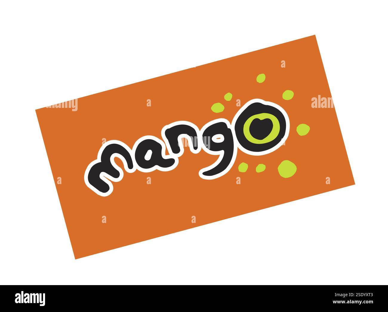Nach links gedreht, Mango Airlines Logo, Fluggesellschaft, Logo Stock ...