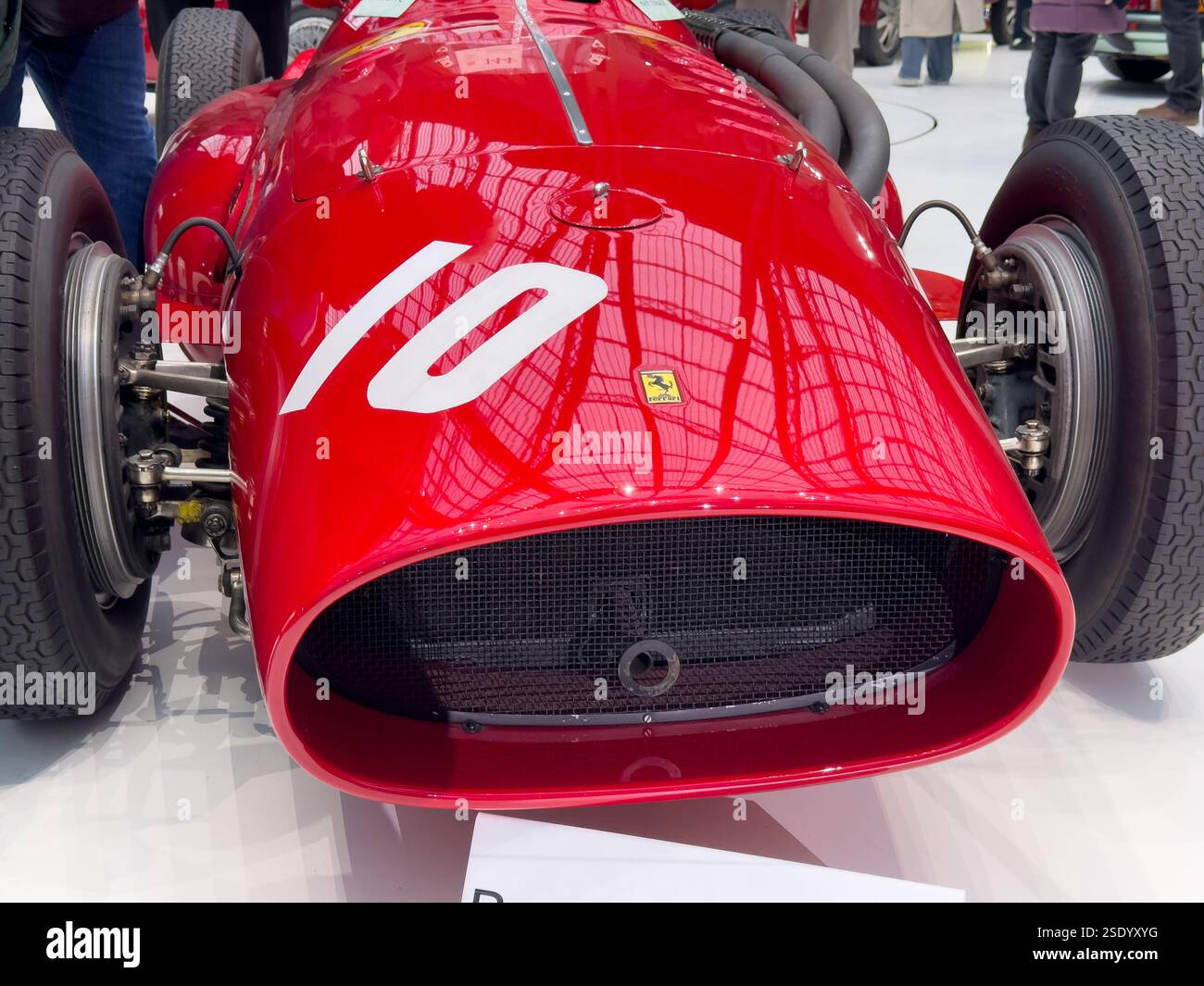 Classic racing car showcases Italian engineering at auto exhibition in ...