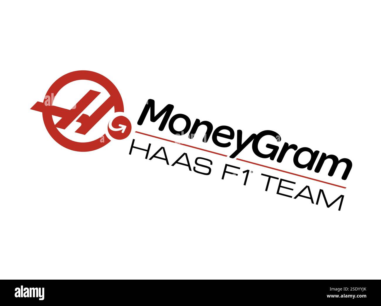 Rotated to right, Haas logo, Other companies, Logo Stock Photo - Alamy