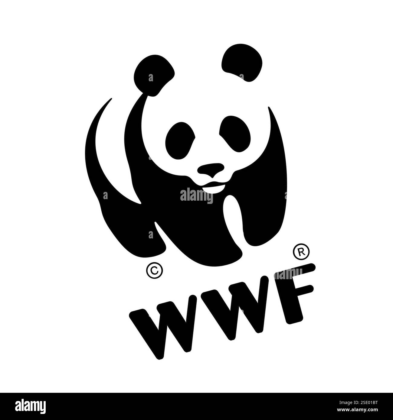 Rotated to left, Color WWF, Organization, Logo Stock Photo - Alamy