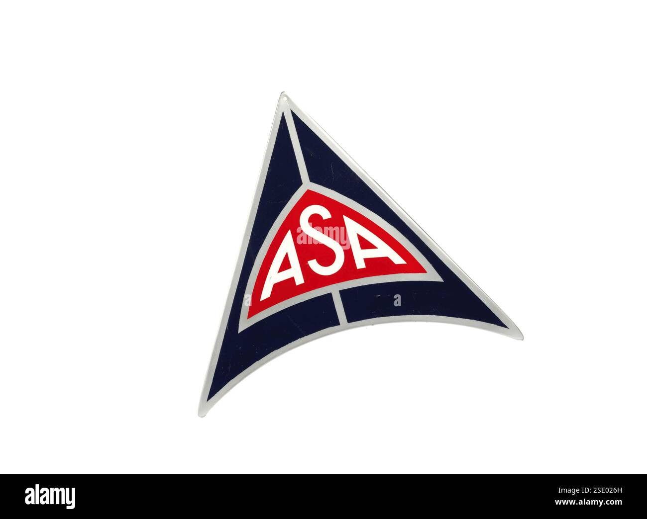 Turned to the left, ASA logo, car, logo Stock Photo - Alamy