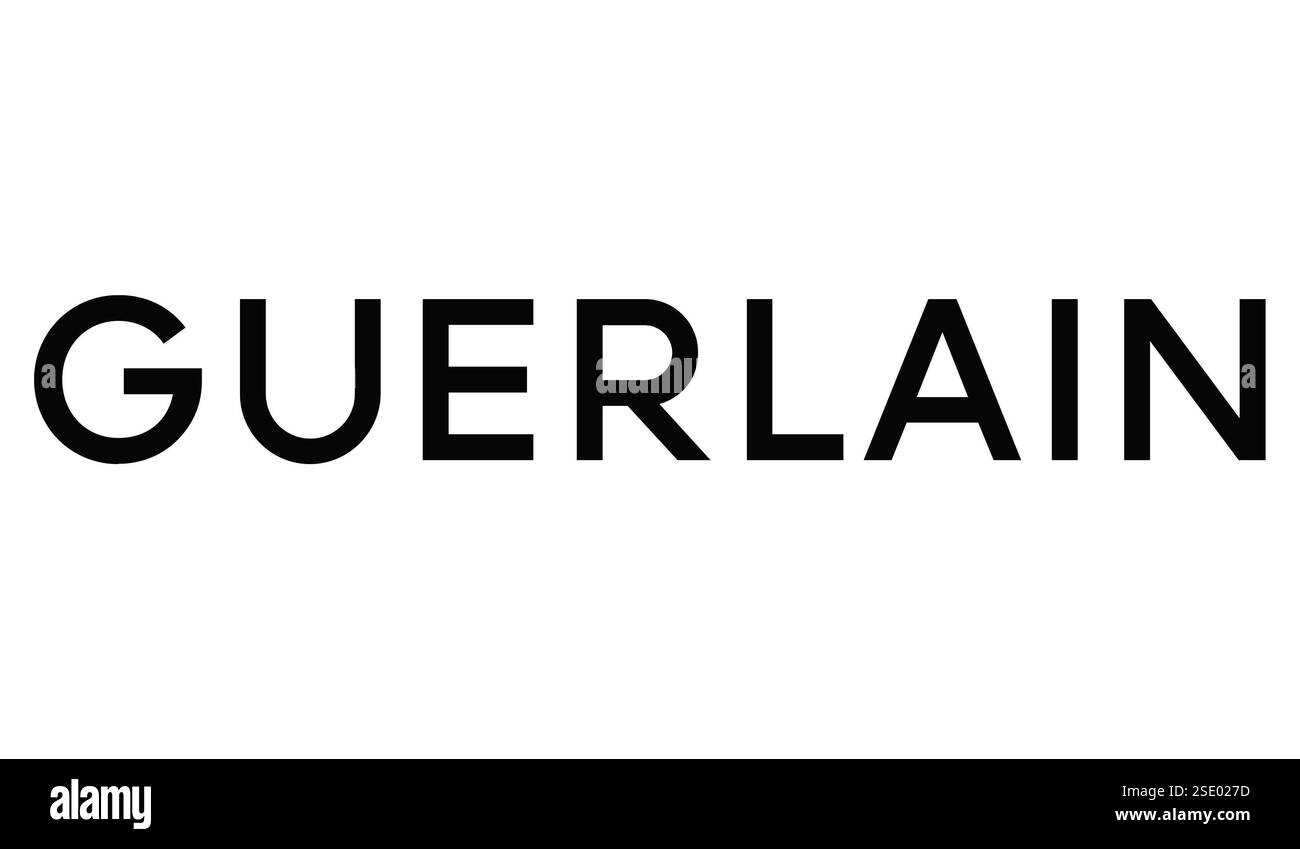 Guerlain logo, Fashionaccessories, Logo Stock Photo - Alamy
