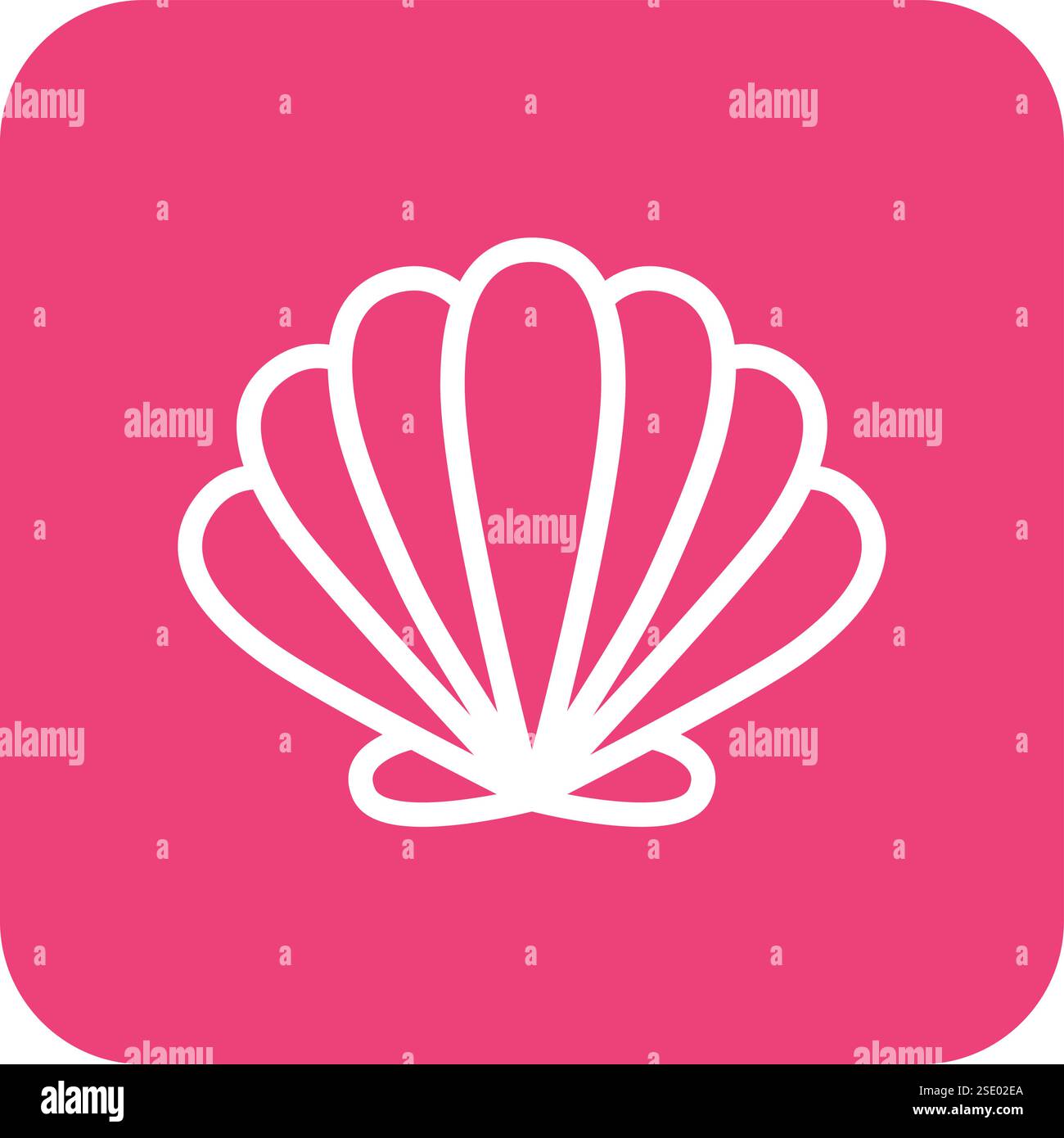 Shell Vector Icon Design Illustration Stock Vector Image & Art - Alamy
