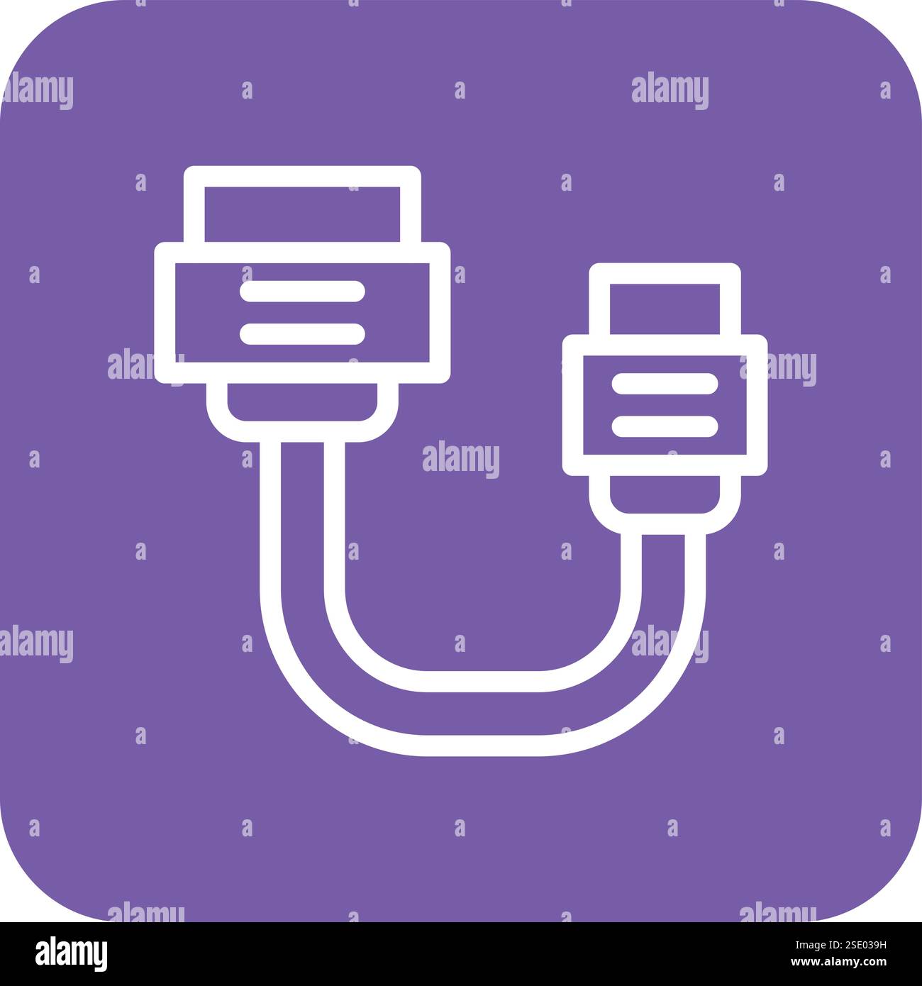 Sata Cable Vector Icon Design Illustration Stock Vector Image & Art - Alamy