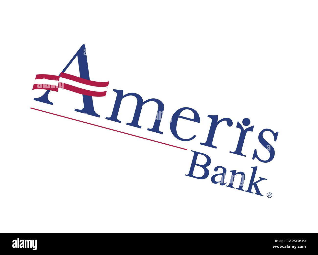 Rotated to right, Ameris Bank logo before 2019, Finance, Old Logo from 2019 Stock Photo - Alamy